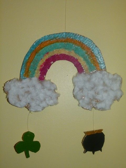 activité manuelle : Saint Patrick : trèfle