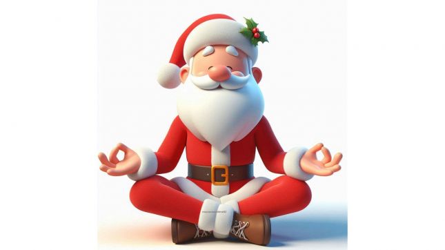 noel yoga du papa noel