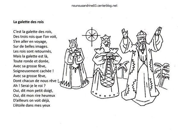 comptines : la galette des rois
