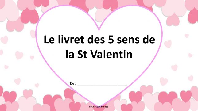 livret des 5 sens pour parent solo