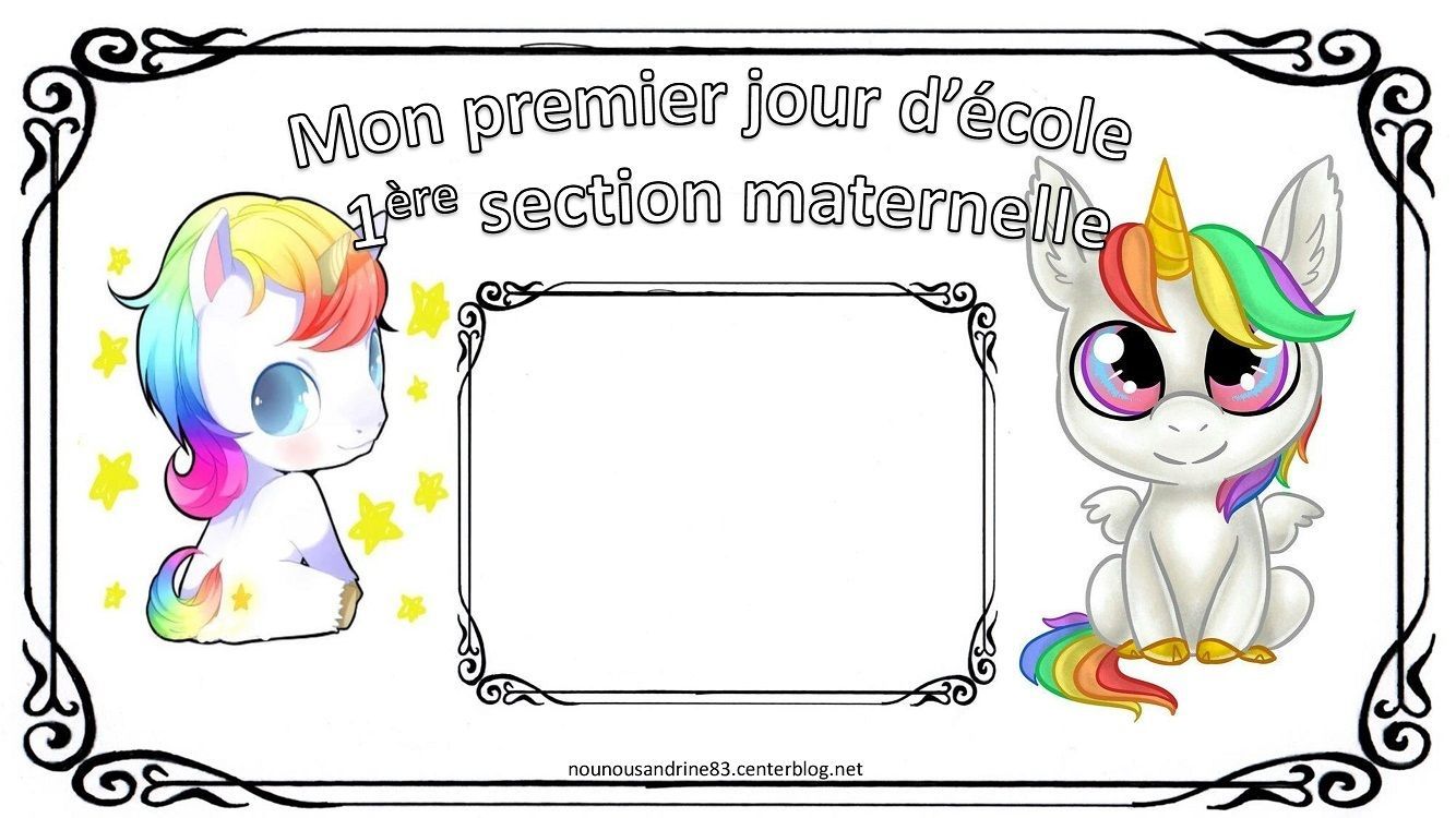 mon premier jour d'école