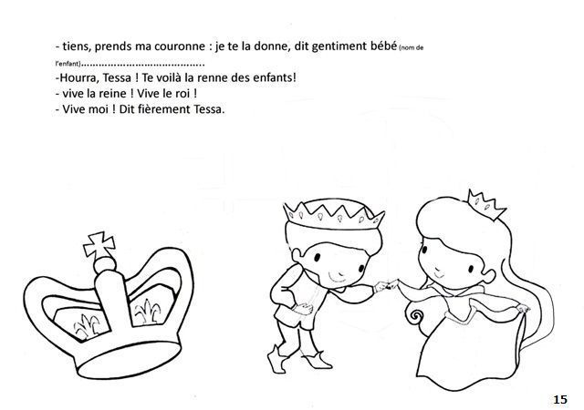 activité manuelle : la galette des rois