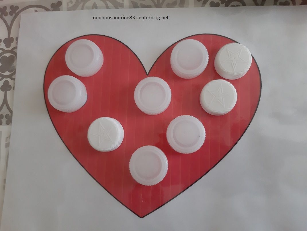 jouons avec le thème de la saint valentin