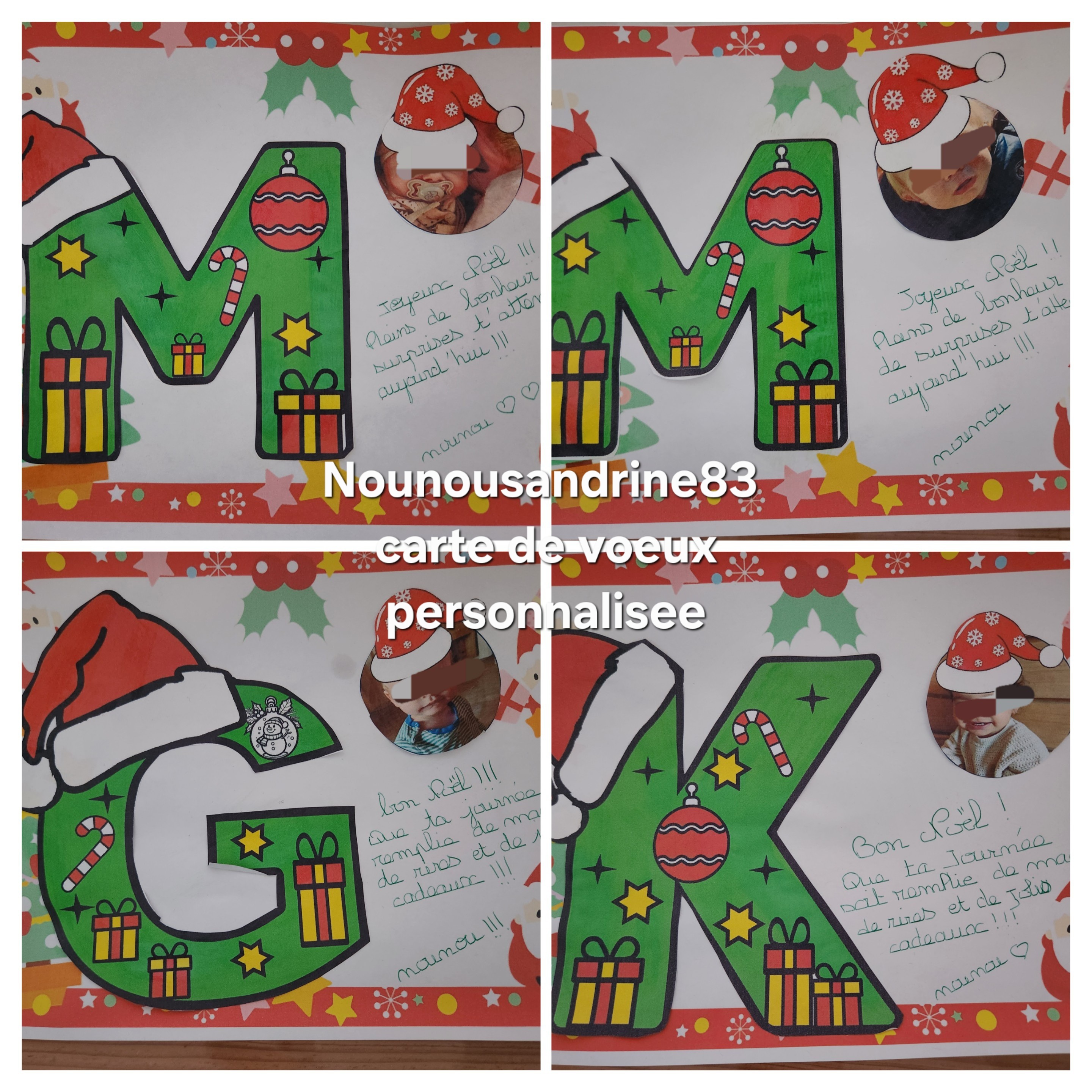 noel les lettres de alphabet