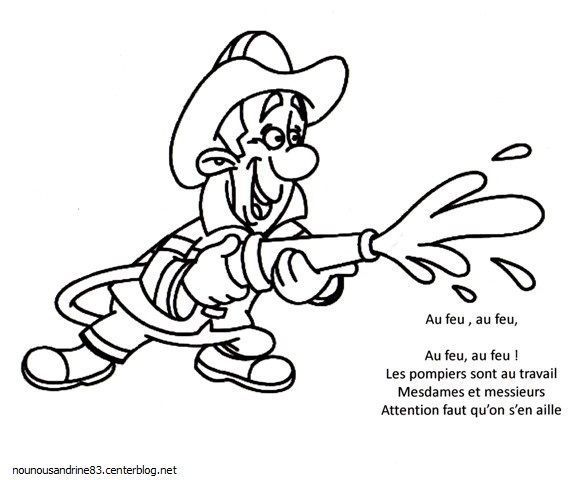 pompier comptines