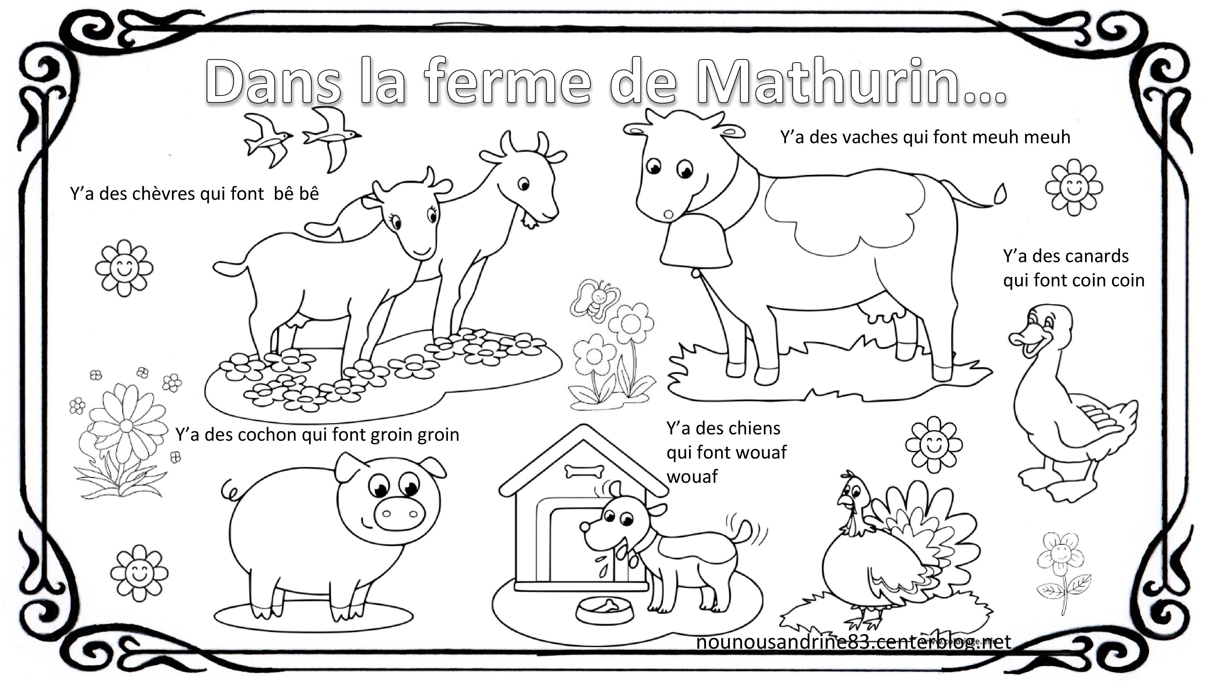 dans la ferme de Mathurin dans la ferme de Mathurin
