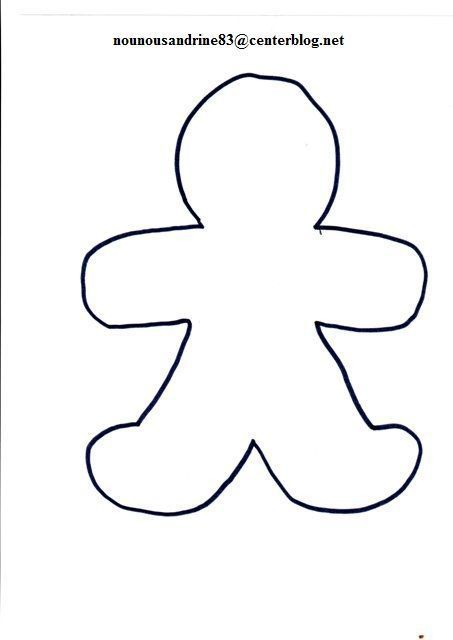 activité manuelle : les petits bonhommes en pain d'épice