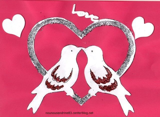 activité manuelle : saint valentin