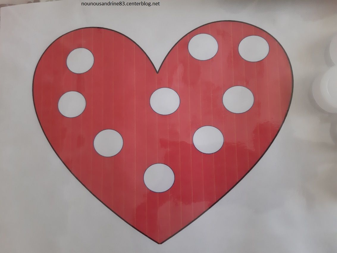 jouons avec le thème de la saint valentin