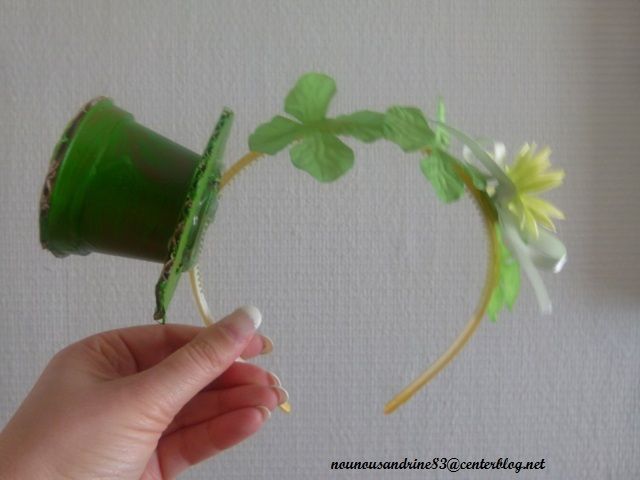 activité manuelle : Saint Patrick, chapeau