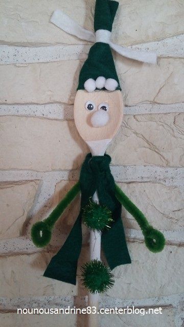 activité manuelle : lutin de noel