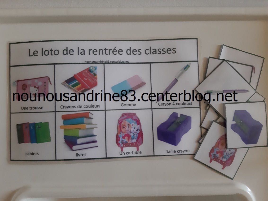 le loto de la rentrée scolaire