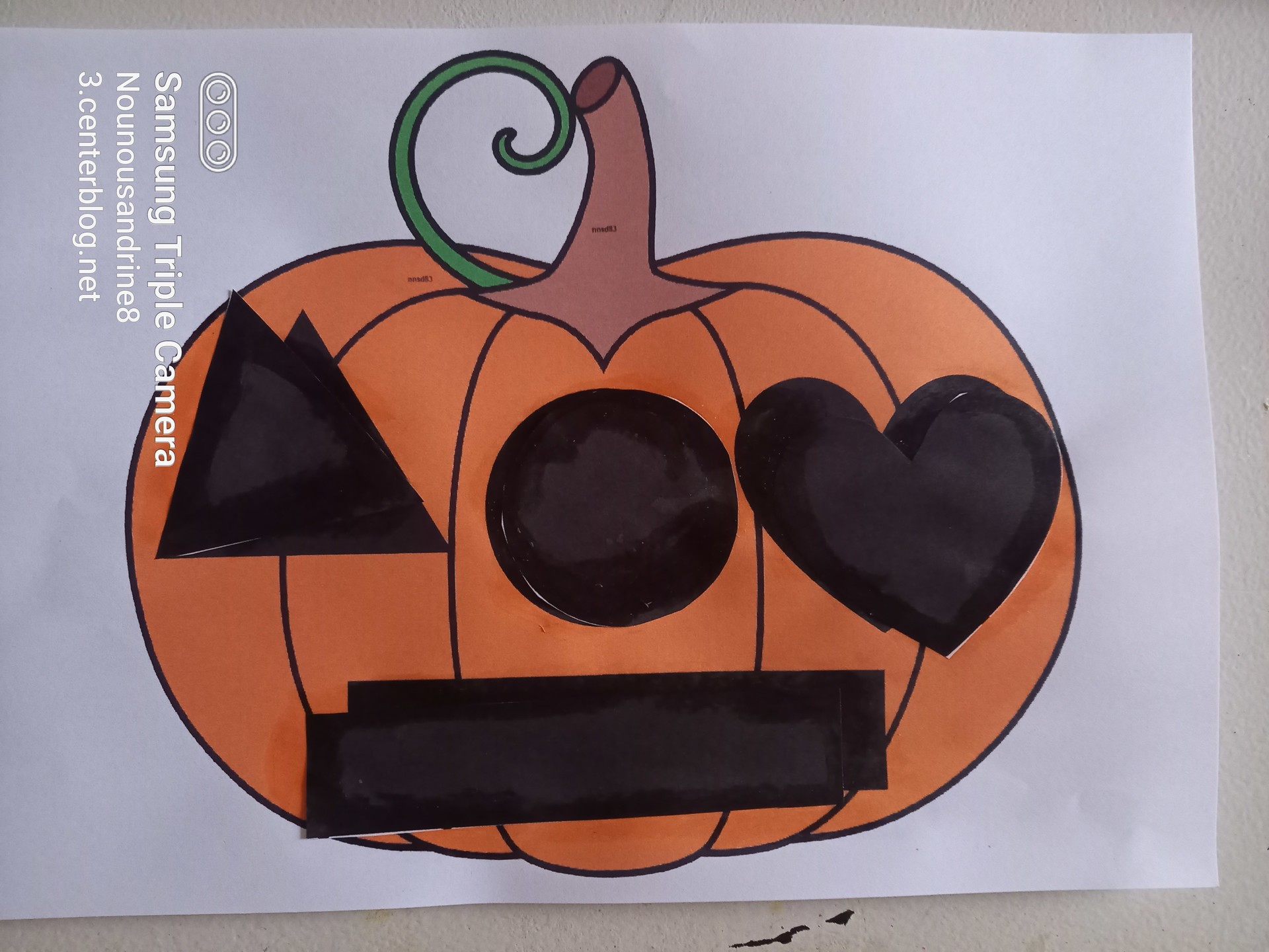 halloween formes géométriques